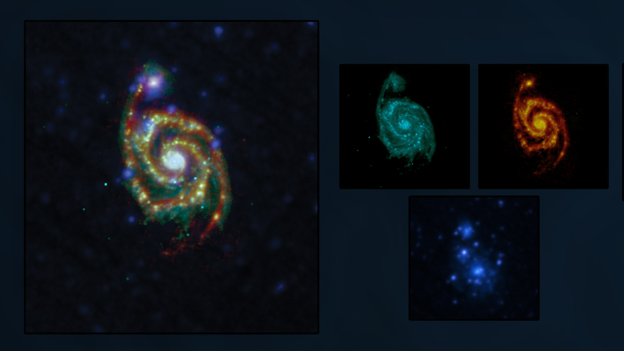 Three Generations Of Stars In The Whirlpool Galaxy | Science 2.0
